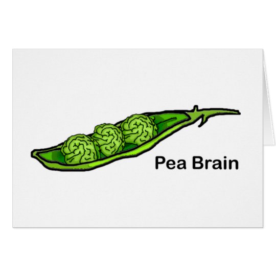 Pea Brain | Zazzle.com