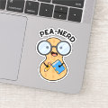 Pea-nerd Funny Nerd Peanut Pun Sticker | Zazzle