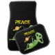 Peace Alien Car Floor Mats | Zazzle