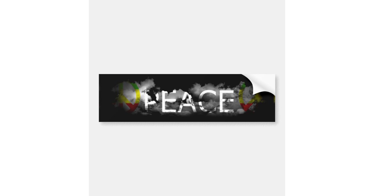 Peace Bumper Sticker | Zazzle