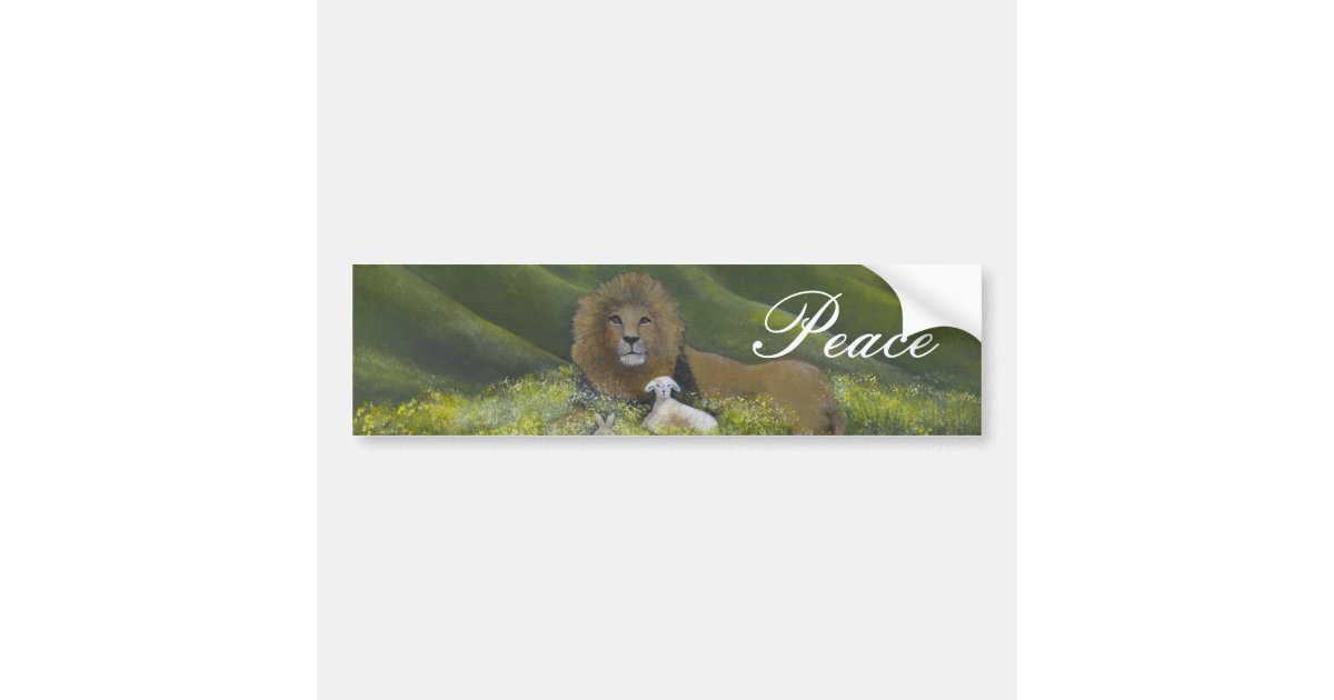 Peace Bumper Sticker | Zazzle