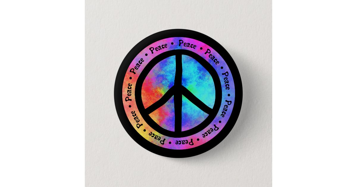 Peace Button | Zazzle
