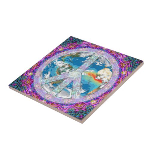 Peace - Coexist Tile | Zazzle