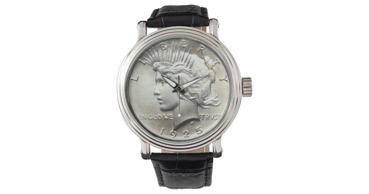 Peace Dollar Watch | Zazzle