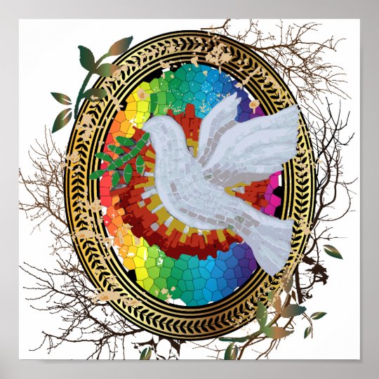 Peace Dove Poster | Zazzle.com
