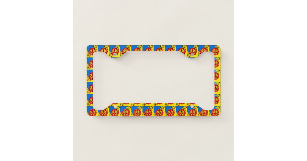 PEACE FOR UKRAINE! LICENSE PLATE FRAME | Zazzle