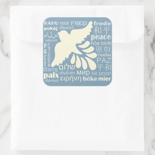 PEACE in many languages stickers | Zazzle