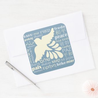 PEACE in many languages stickers | Zazzle