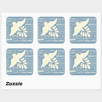 PEACE in many languages stickers | Zazzle