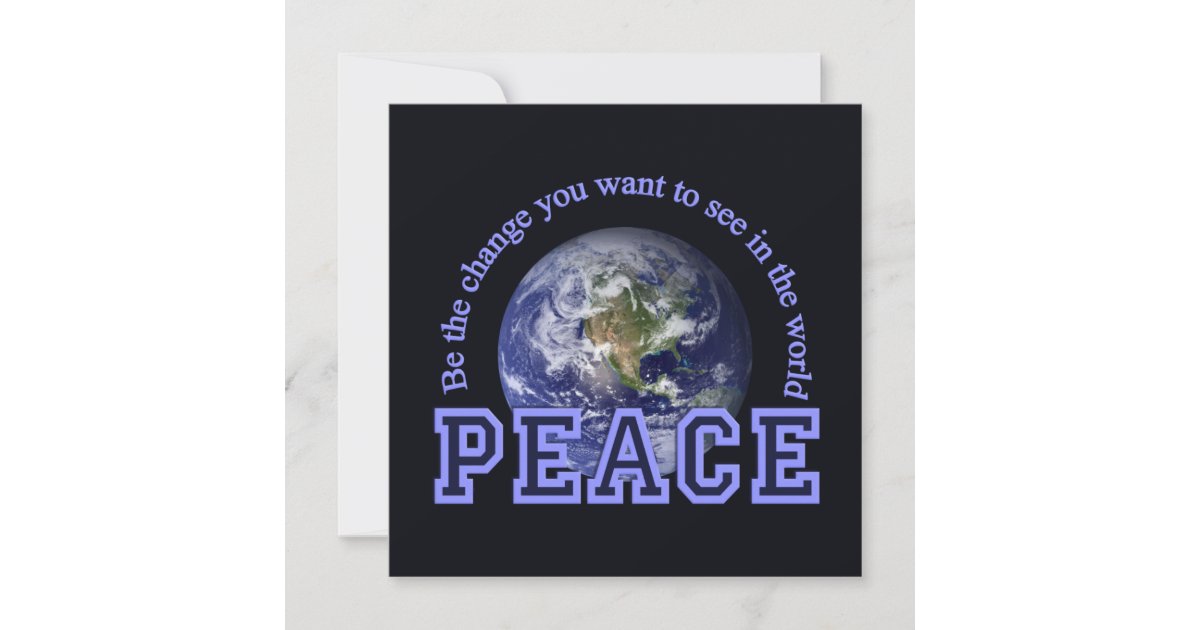 Peace invitation, customize invitation | Zazzle