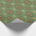 Peace Joy Gumbo Cajun Christmas Wrapping Paper | Zazzle