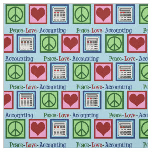 Peace Love Welding Fabric | Zazzle