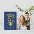Peace Love and Latkes | Happy Hanukkah Photo Holiday Card | Zazzle