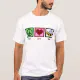 Peace Love Bees T-Shirt | Zazzle