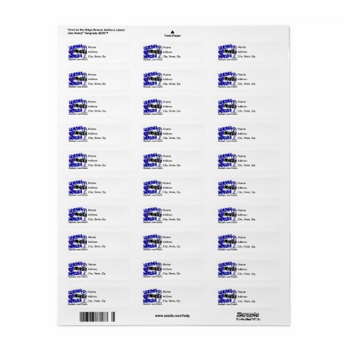 Peace Love Cure ALS Amyotrophic Lateral Sclerosis Label | Zazzle