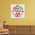 Peace Love Math Poster | Zazzle