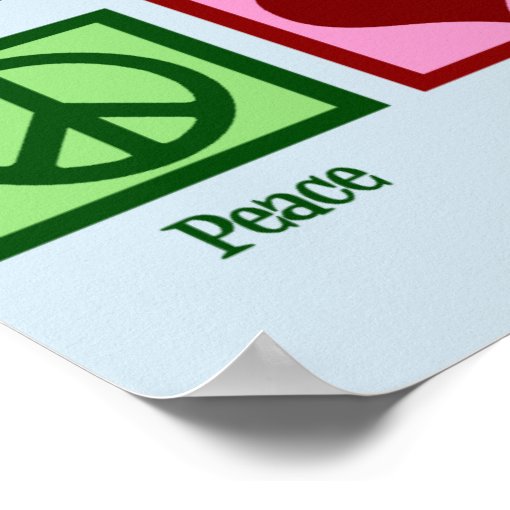 Peace Love OT Occupational Therapy Poster | Zazzle