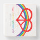 Peace Love Rainbow Wooden Box Sign | Zazzle