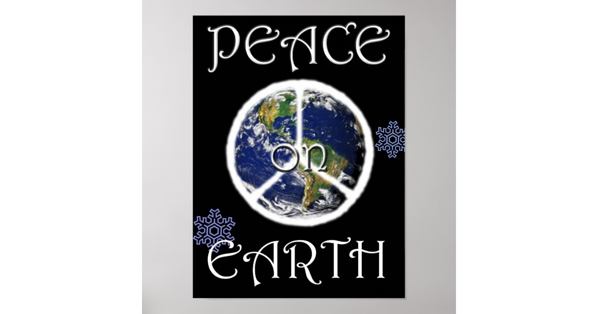 Peace On Earth Peace Sign | Zazzle