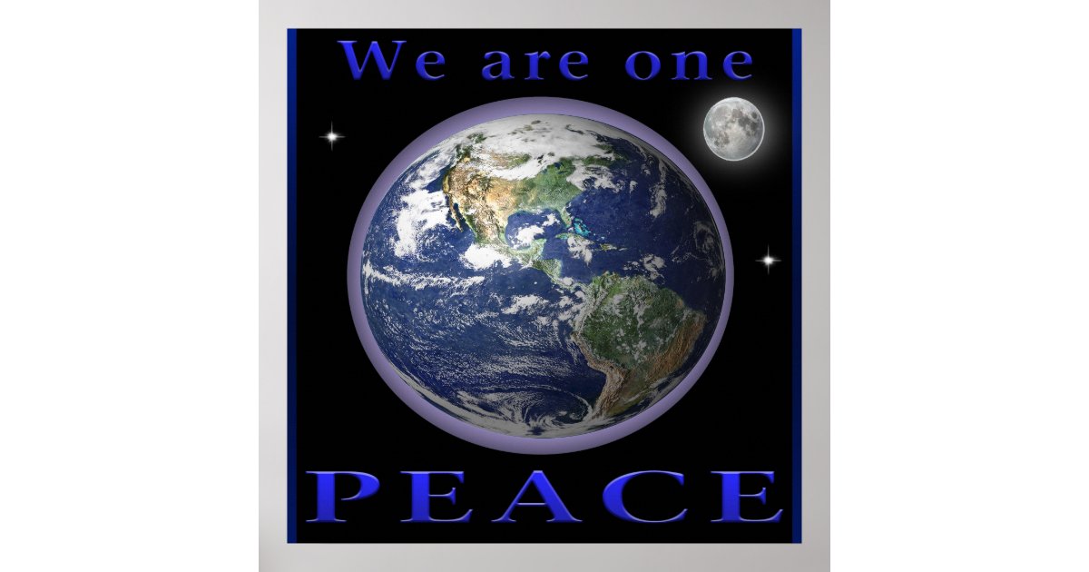 Peace on earth poster | Zazzle
