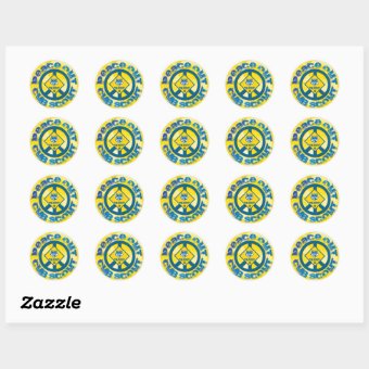 Peace Out Cub Scout Sticker | Zazzle