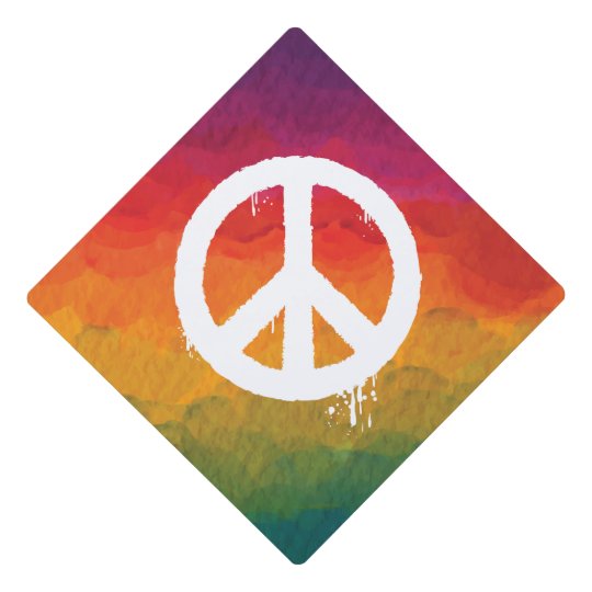 Peace Out Graduation Cap Topper | Zazzle.com