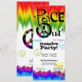 Peace Out Graduation Invitation | Zazzle