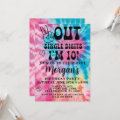 Peace Out Single Digits 10th Birthday Party Invitation | Zazzle