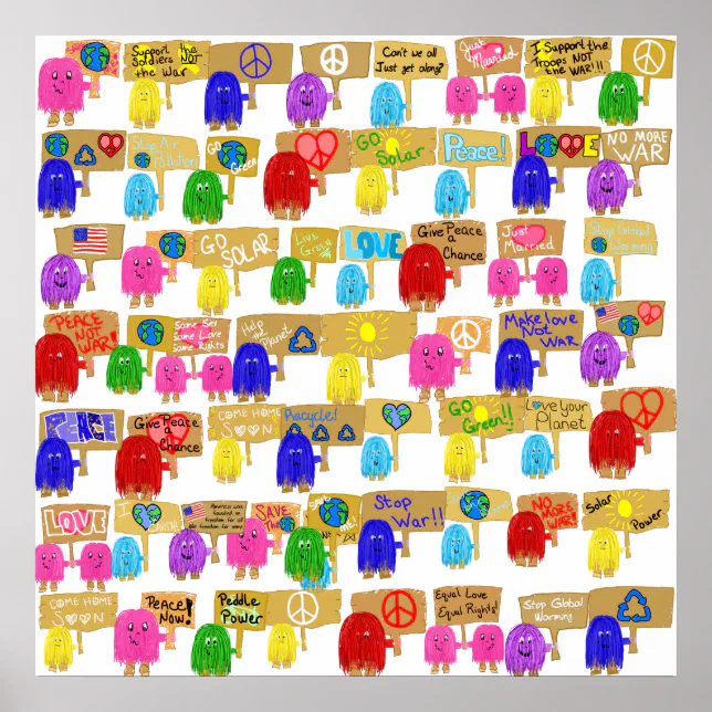 Peace People Poster | Zazzle