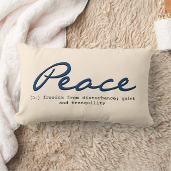 Peace Pillow | Zazzle