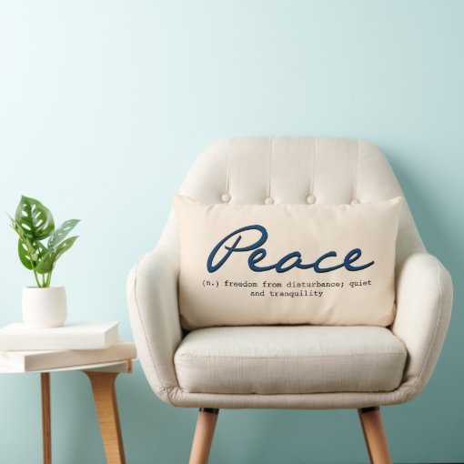 Peace Pillow | Zazzle