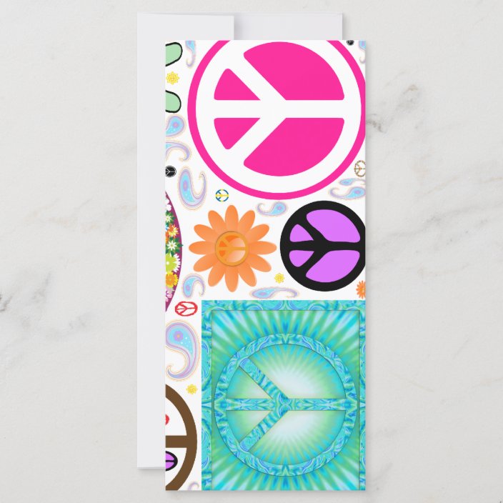 Peace Sign Bookmarks | Zazzle.com