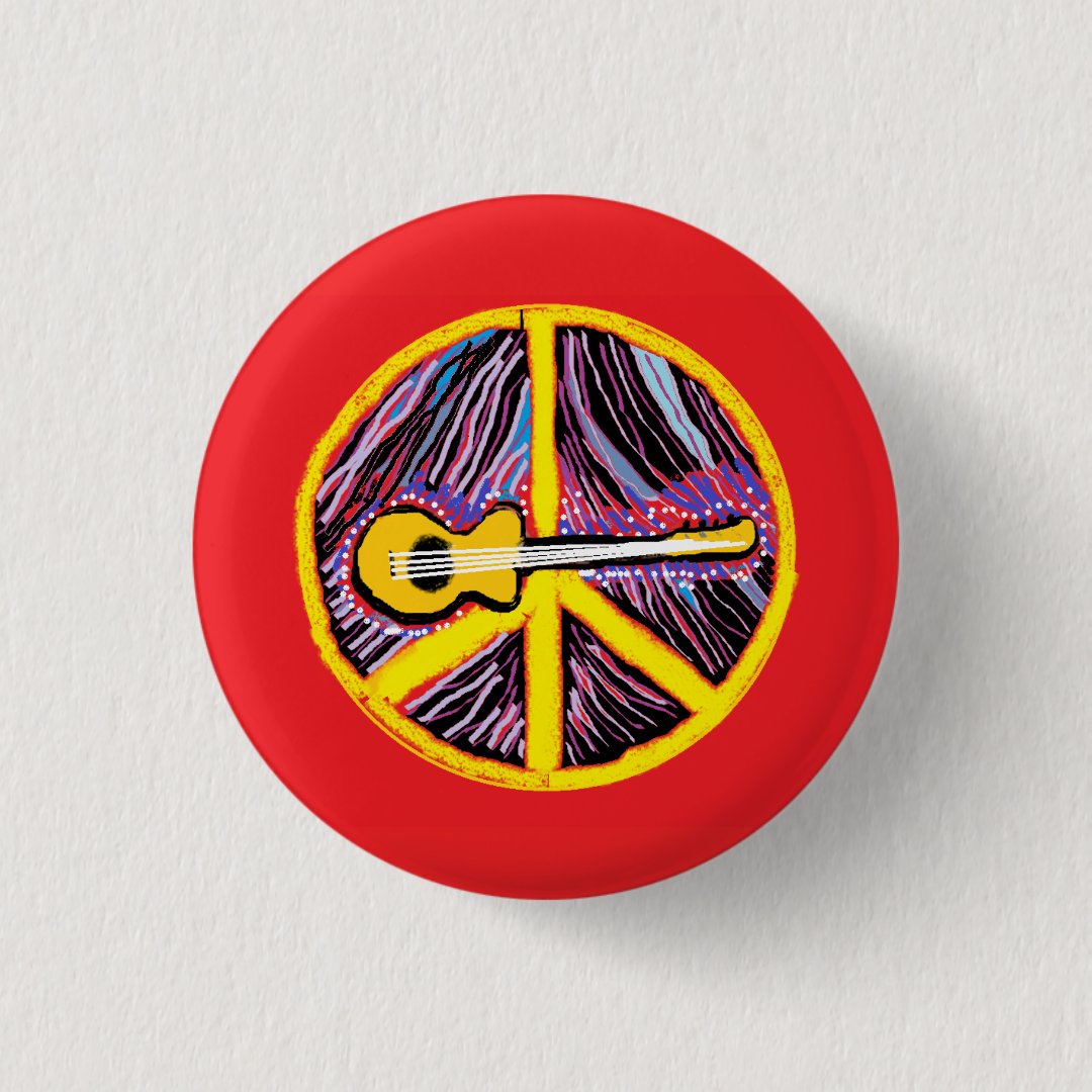 Peace Sign Button | Zazzle