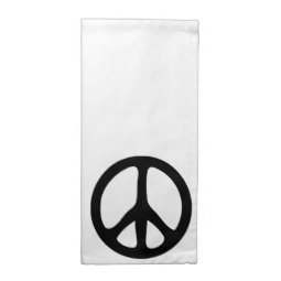 Peace Sign Cloth Napkin | Zazzle