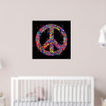 Peace Sign, Drip Art Poster | Zazzle