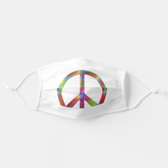 Peace Sign Face Mask | Zazzle.com