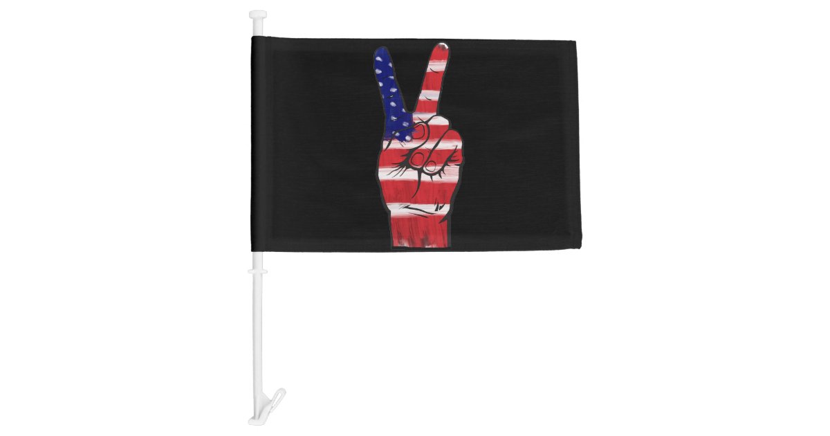 Peace Sign Flag Colors | Zazzle