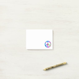 Peace Sign Fractal Post-it Notes | Zazzle