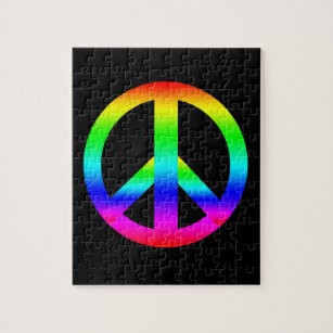 Peace Sign Jigsaw Puzzles | Zazzle