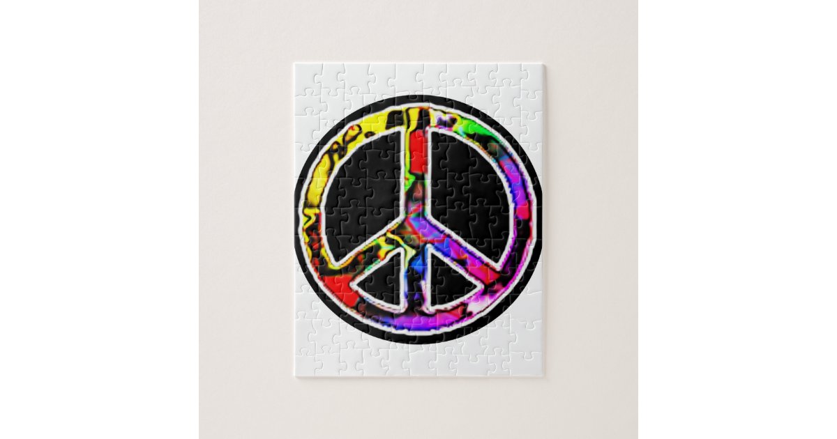 Peace Sign Jigsaw Puzzle | Zazzle