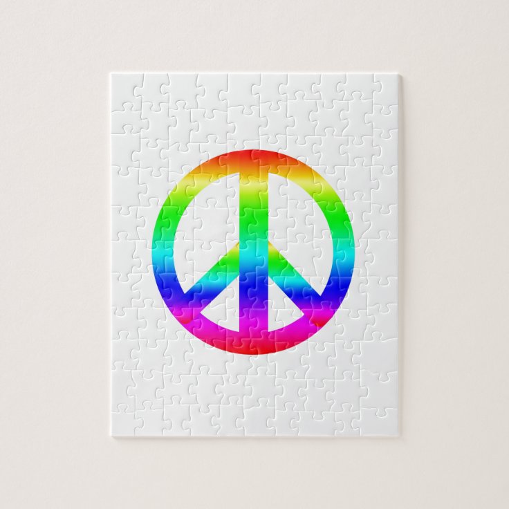 Peace Sign Jigsaw Puzzle | Zazzle