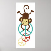 Peace Sign Monkeys | Zazzle