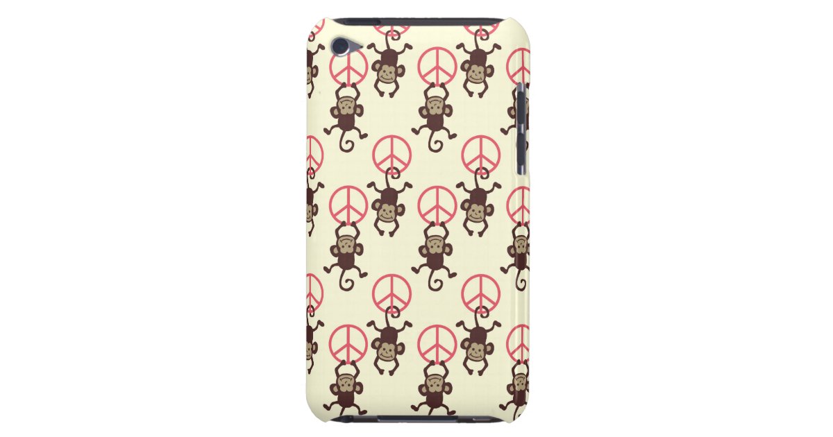 Peace Sign Monkeys iPod Touch Case | Zazzle