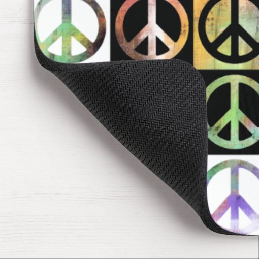 Peace Sign Mosaic Mouse Pad | Zazzle