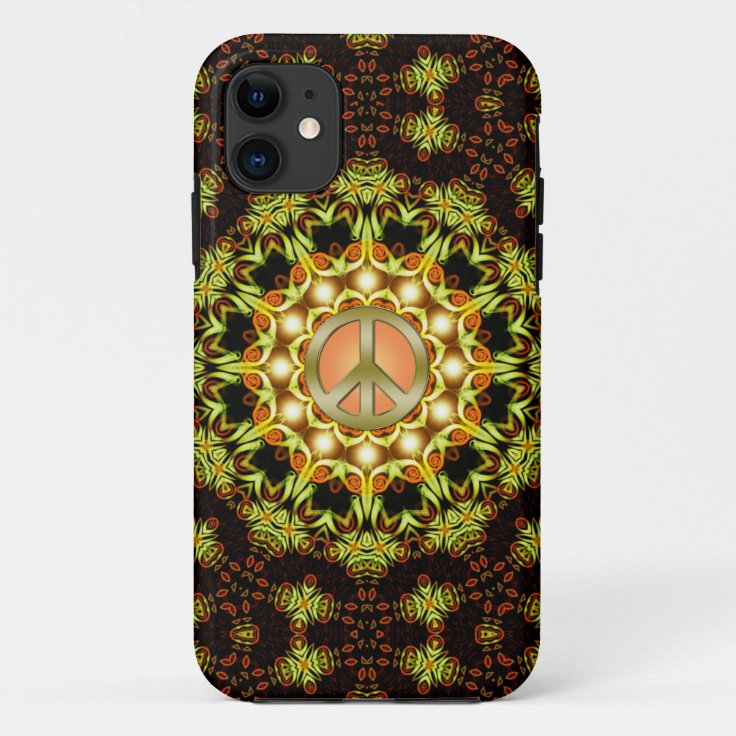 Peace Sign Nature Energy iPhone 5 Case | Zazzle