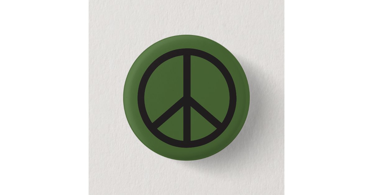 Peace Sign Pinback Button | Zazzle