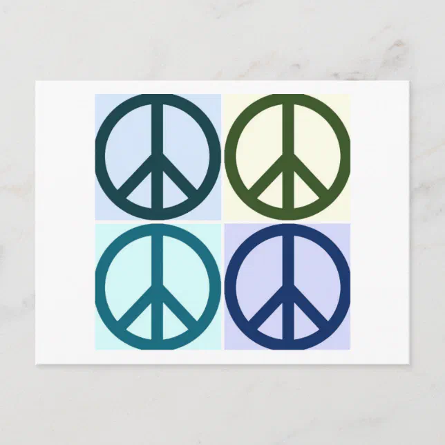 Peace Sign Postcard | Zazzle