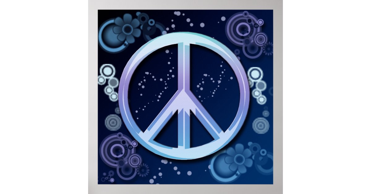 Peace Sign Poster | Zazzle