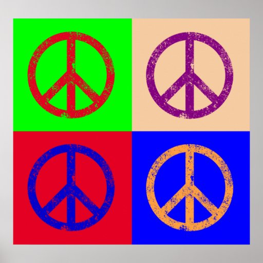 Peace Sign Poster | Zazzle