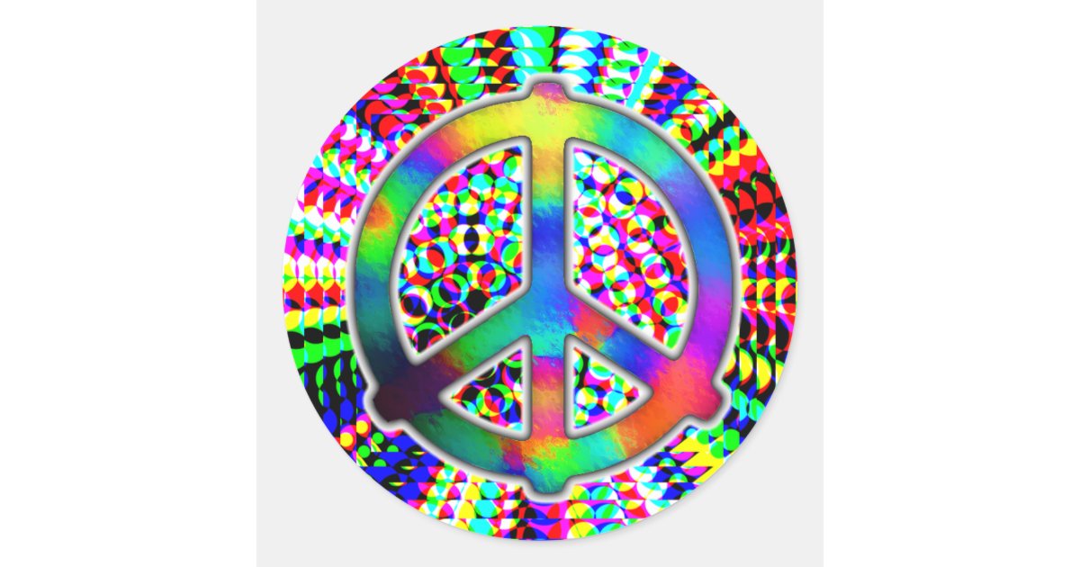Peace Sign stickers | Zazzle